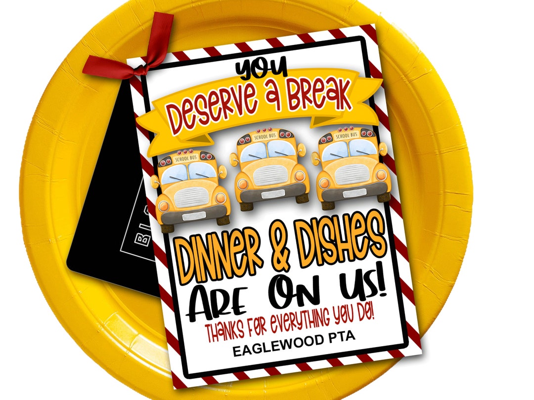 Bus Driver Gift Tag, Bus Driver Gift, School Bus Driver Thank You Gift ...