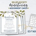 Relief Society Ministering Assignment Cards, Relief Society Handouts ...