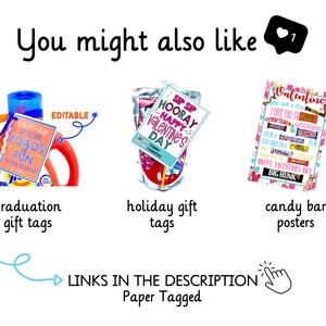 Candle Birthday Gift Tag, Printable Birthday Gift Tags, Gift Tag for ...