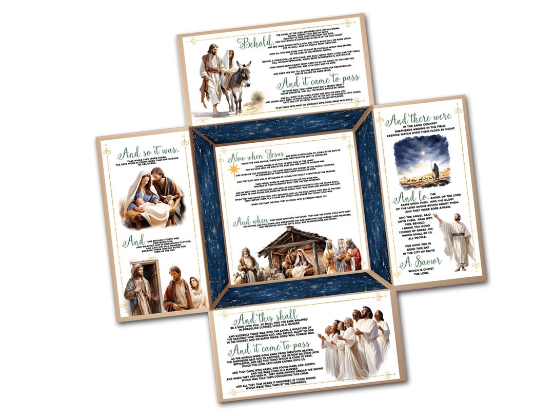 Nativity Care Package Decorations, Printable Christmas Care Package ...