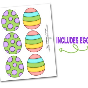 Easter Pin the Egg in the Basket, Easter Game, Printable Easter Party ...