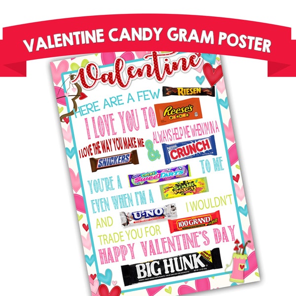Candy Gram Poster - Etsy