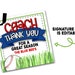 Baseball Coach Thank You Gift Tags, Baseball Thank You Card, Baseball ...