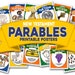 Parable Bible Story Posters 12 Small Printable Posters of New - Etsy