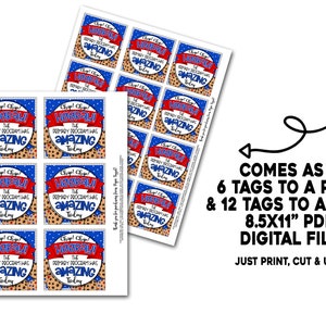 Primary Program Gift Tag, Primary Program Thank You, LDS Primary ...