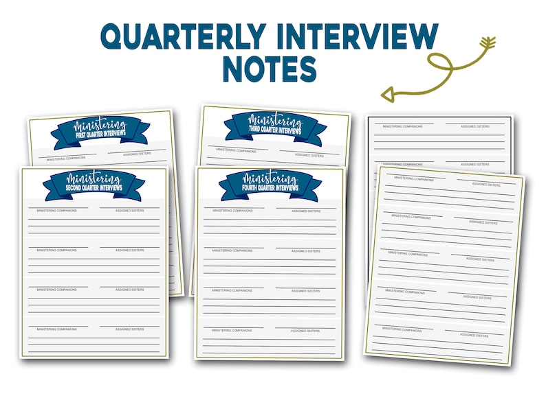 Ministering Interviews Packet Ministering Interview | Etsy