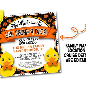 Halloween Duck Tags, Halloween Cruising Ducks, Rubber Duck Tag ...