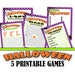 Halloween Printable Games, Class Halloween Party, Class Party Games ...