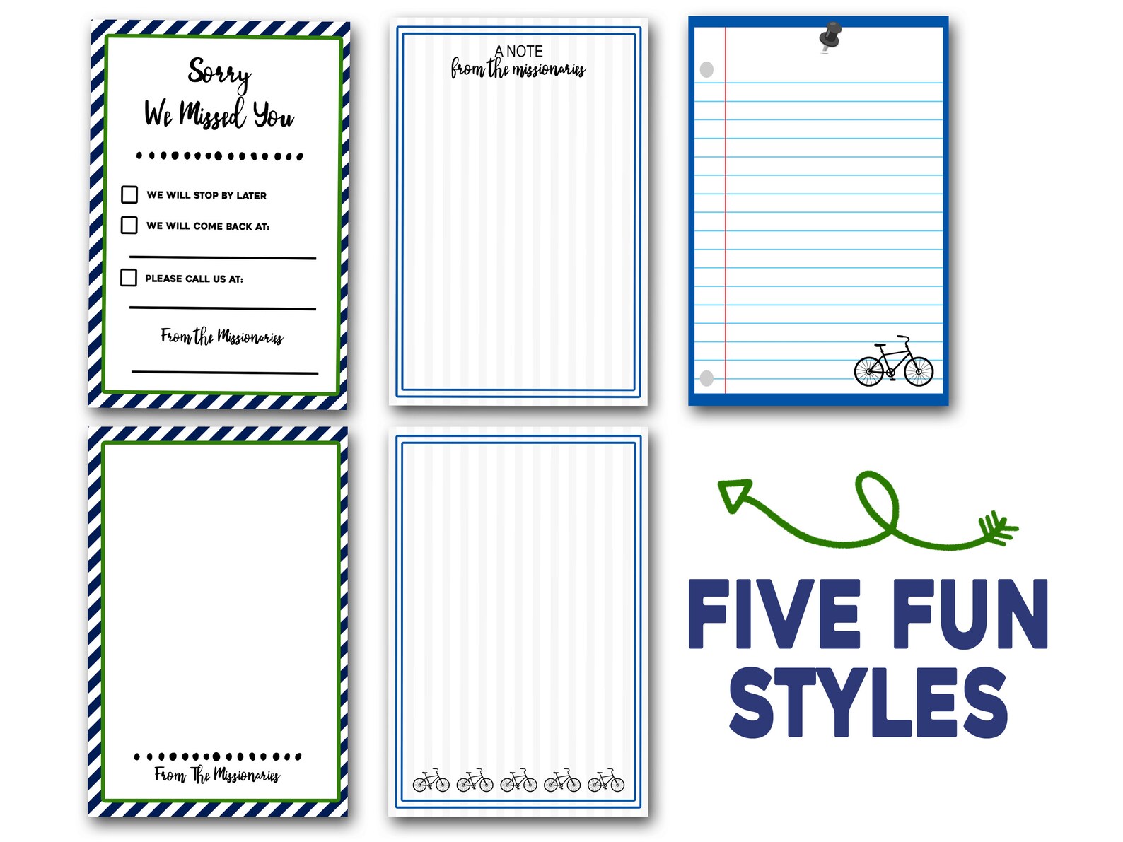 Missionary Note Cards LDS Missionary Door Note Cards - Etsy