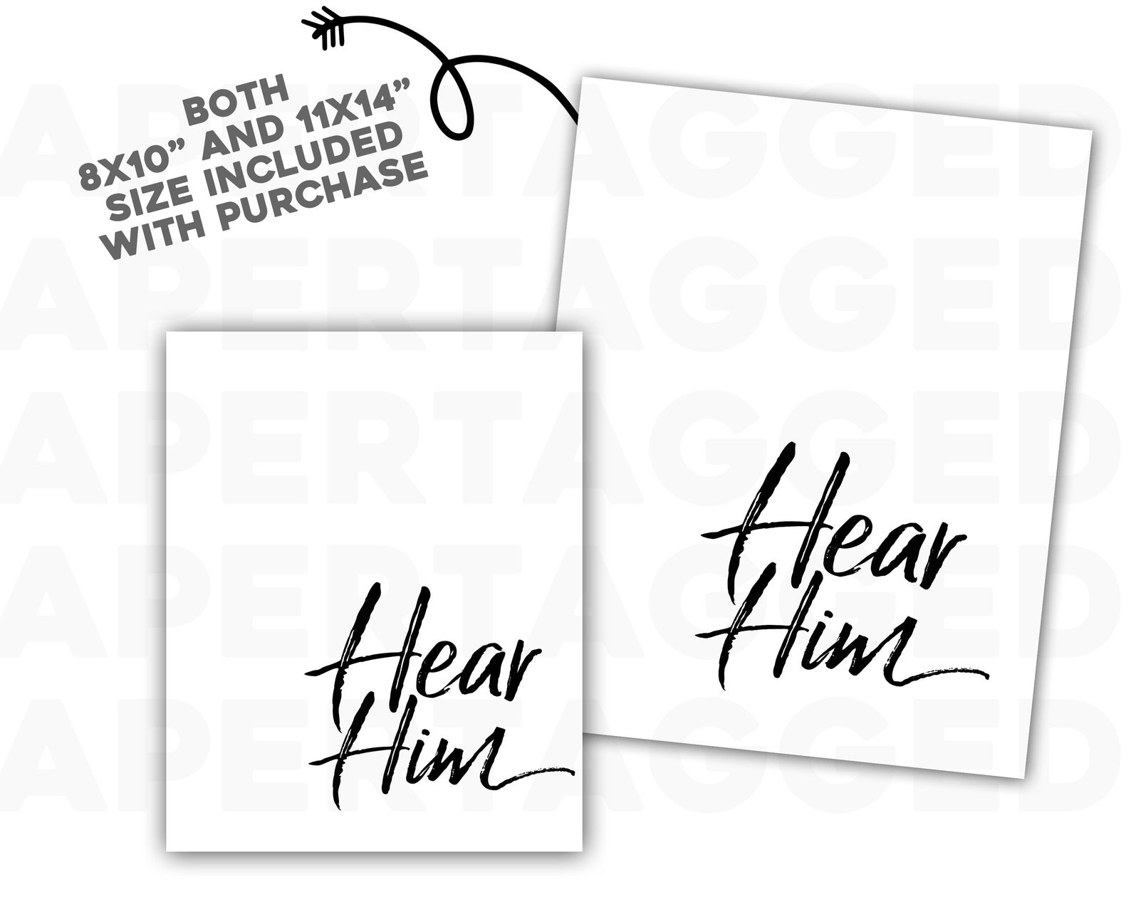 Hear Him LDS Hear Him Hear Him Digital Print LDS Gift - Etsy