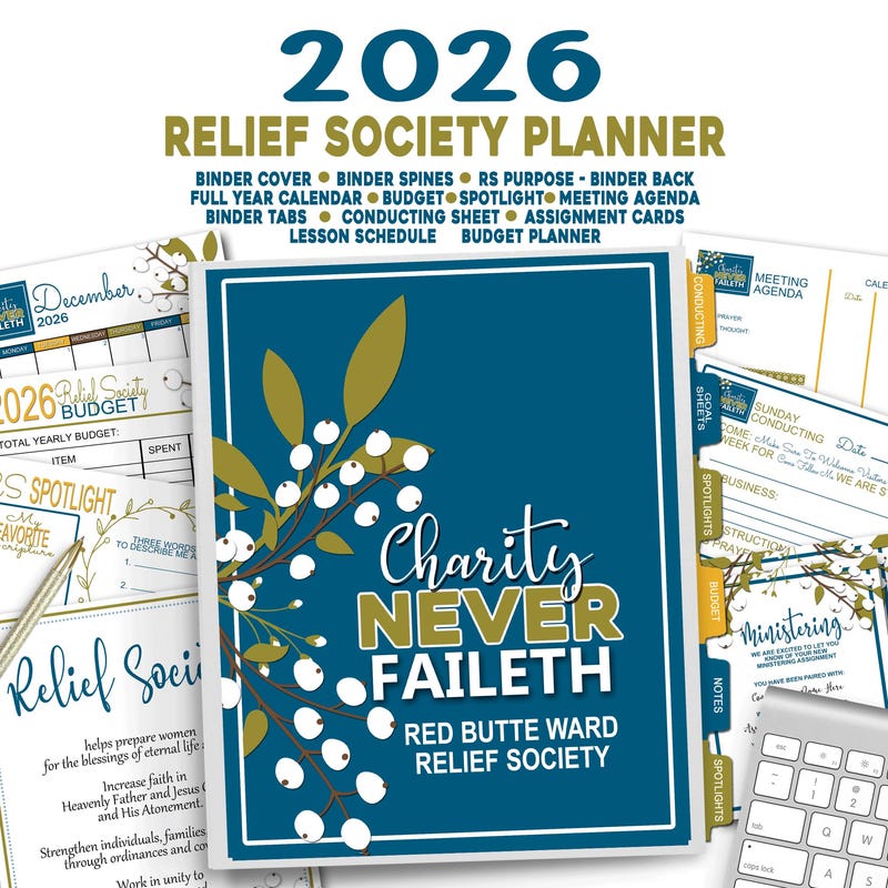 2026 Relief Society Theme - Etsy