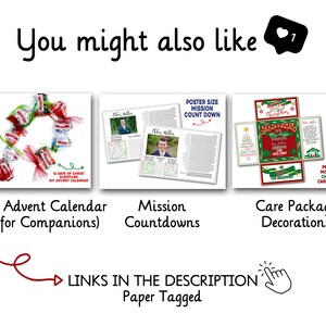 12 Days of Christmas Missionary Gift, Missionary Countdown to Christmas ...