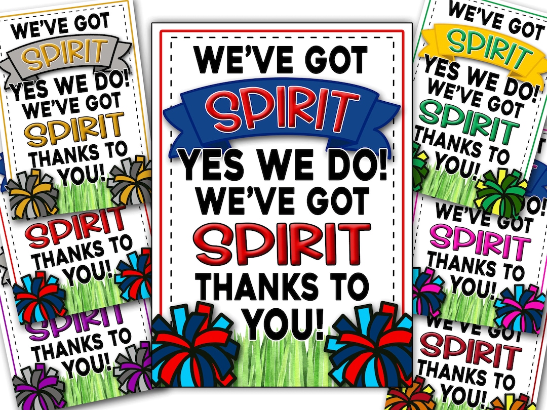 Cheer Coach Thank You Gift Tags, Thank You Card, Cheer Printable, Cheer ...