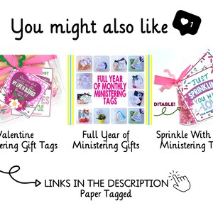 Valentines Ministering Gift, February Ministering Card, Ministering ...