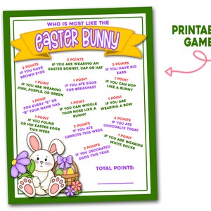 Easter Games, Easter Activity, Teen Easter Party Game, Easter ...
