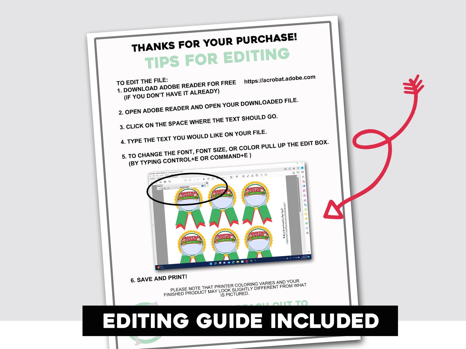 Christmas Cookie Bake off Competition Forms, Cookie Competition Judges ...