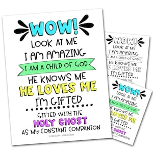 Wow Look at Me, Gary E Stevenson, Say in the Mirror Statement, Handout ...