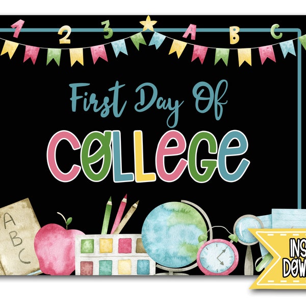 College Signs - Etsy