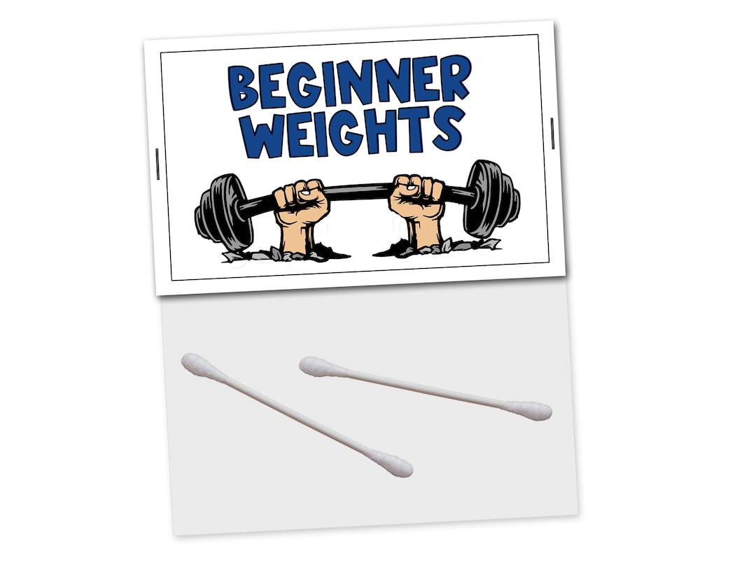 Beginner Weights, Gag Gift, White Elephant Gifts, Gag Gifts for Men, Last Minute Gift, Funny ...