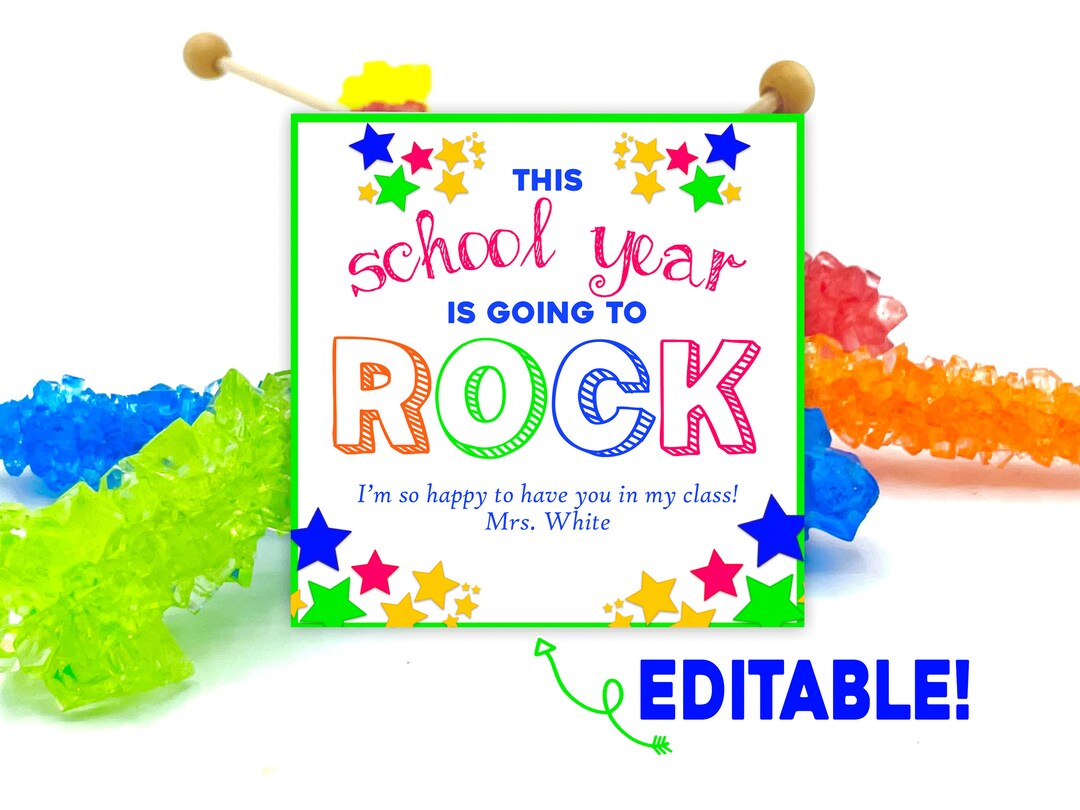 Back to School , School is Going to Rock, Back to School Gift From ...