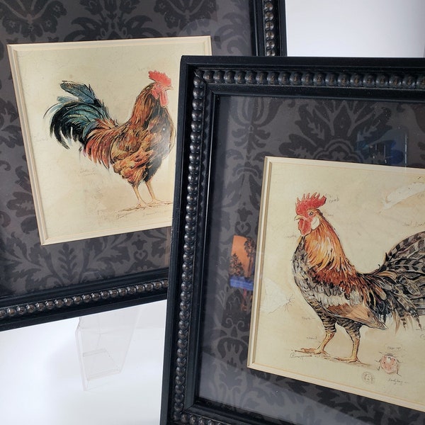 Rooster Framed Art - Etsy