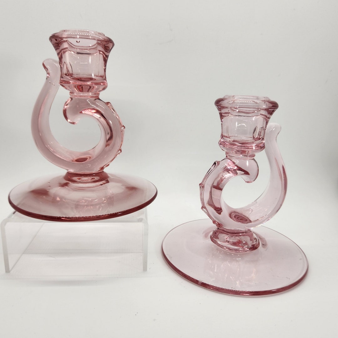Rare Color Fostoria Century Pink Line 2630 Single Light - Etsy