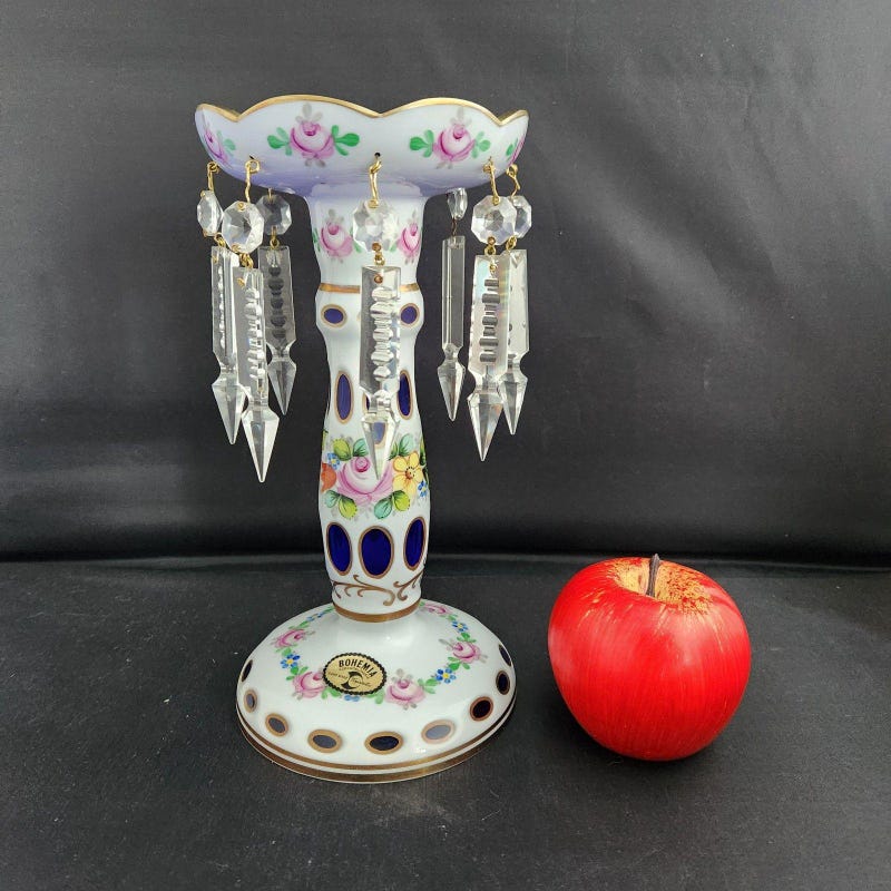 Bohemian Glass Mantle - Etsy