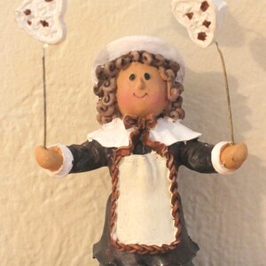 Pair of Vintage Resin Pilgrim Statues-thanksgiving-mayflower-feast ...