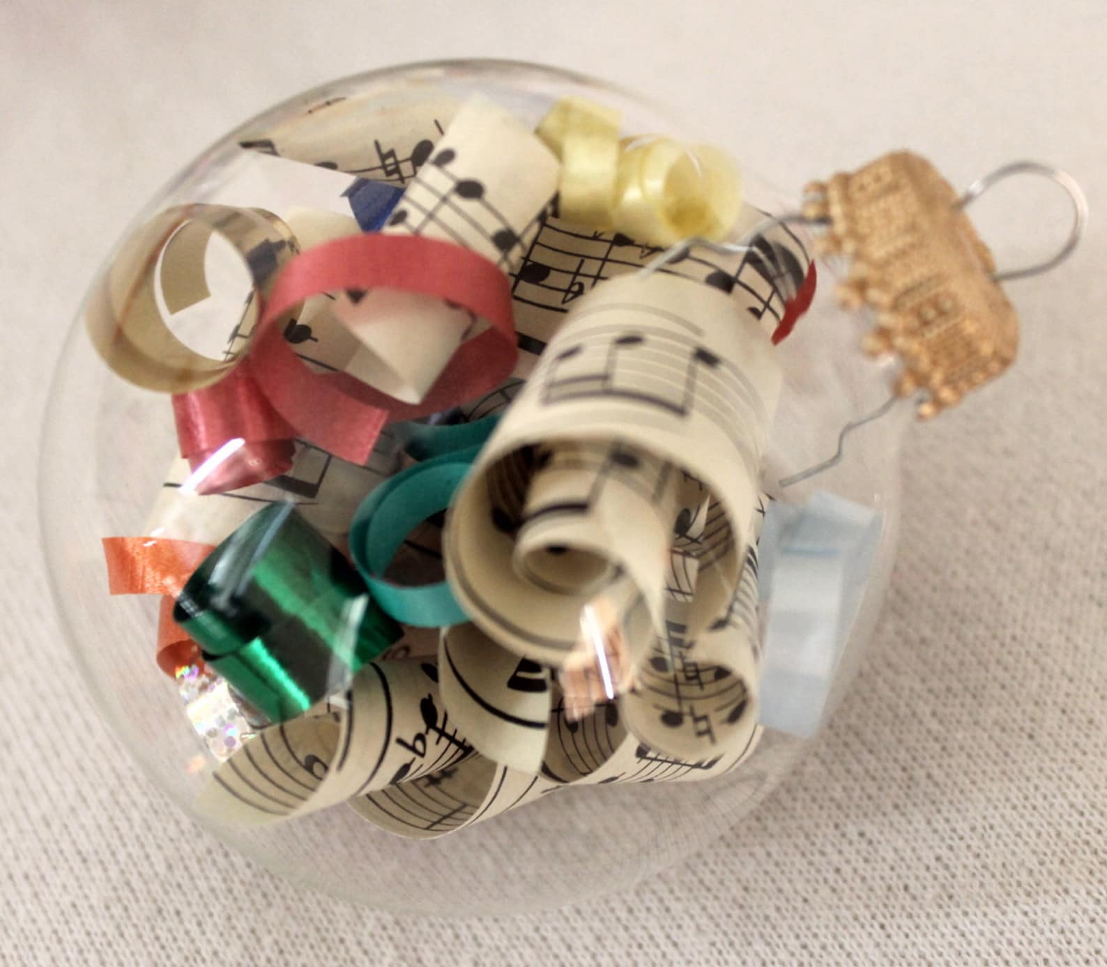 Individual SEAMLESS GLASS Music Ball Ornament-christmas - Etsy