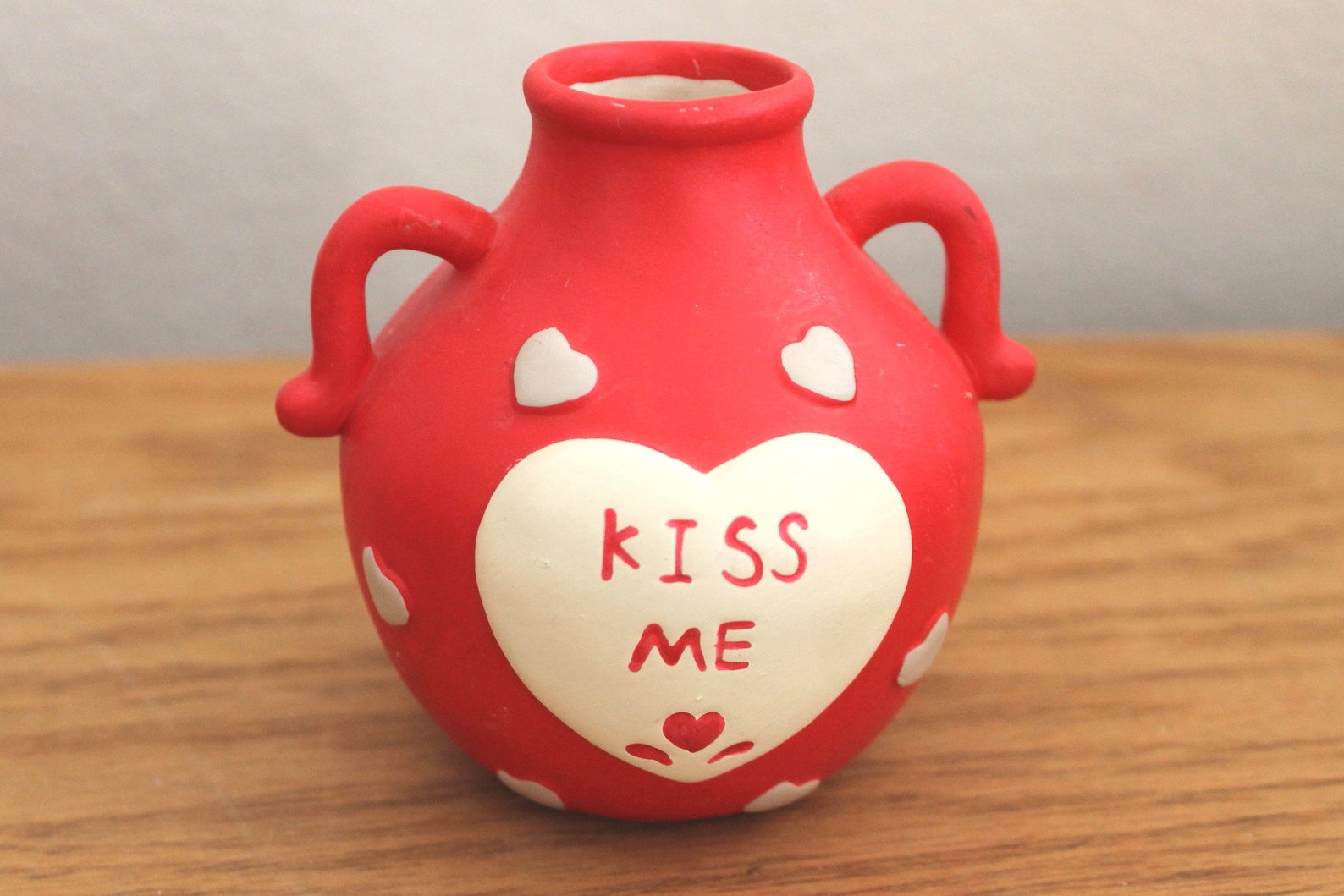 Tiny Ceramic KISS ME Jar Decorative Vases Mini Urns | Etsy