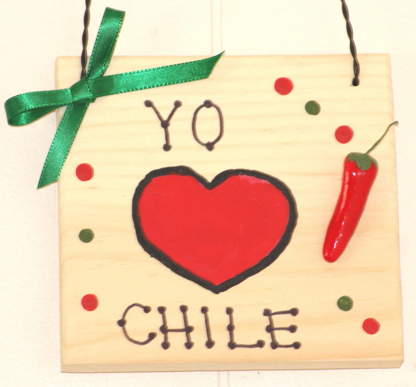 YO AMO CHILE Wooden Sign Plaque I Love Chile Red Hot Chili - Etsy