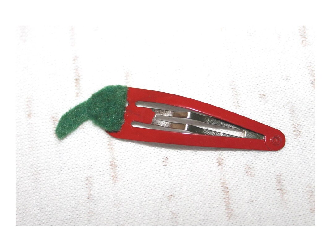 Chile Barrettes-chilli Pepper Hair Clips-hair Accessories-latino-new ...