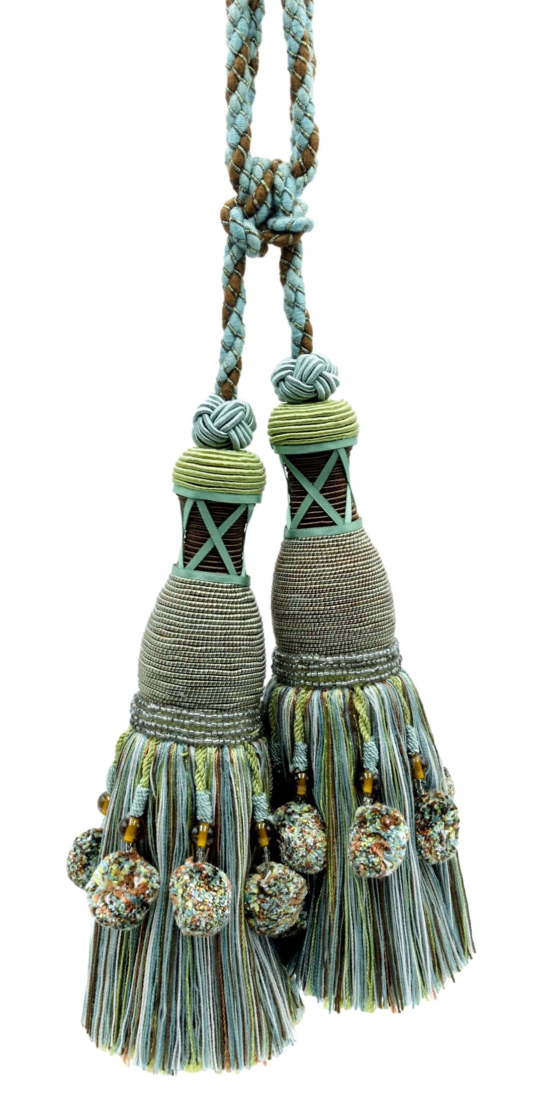 DÉCOPRO Tassel Curtain and Draperys Tassel Tieback, Tassel Length 10 ...