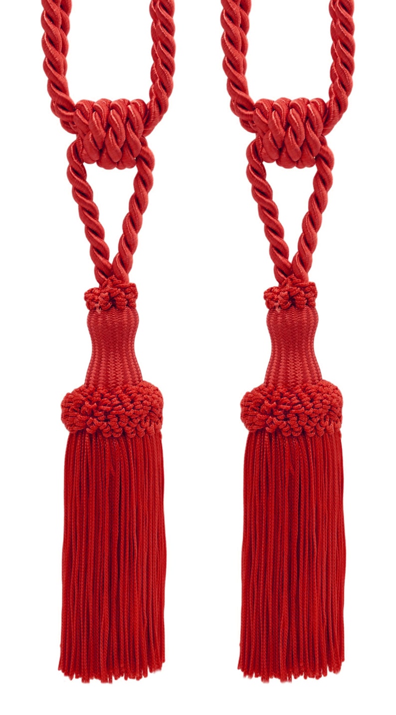 DÉCOPRO Decorative Chainette Curtain Tassel Tieback, Tassel Length 5 ...