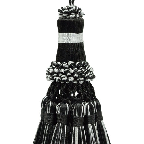 4 10cm Key Tassel 3 7.5cm Loop NKT Silver - Etsy