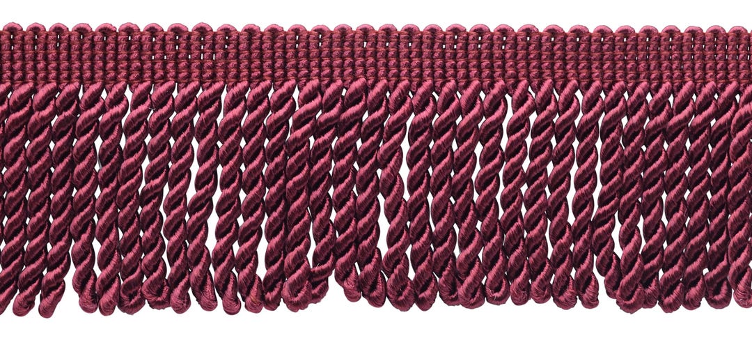 DÉCOPRO 3" Fancy Solid Woven Gimp Header Satiny Bullion Fringe Trim ...