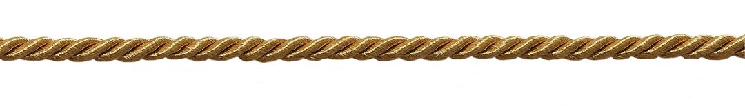 3/16 0.5cm Small Twisted 3-ply Rope Cord Trim 0316NL, Antique Gold C4 ...