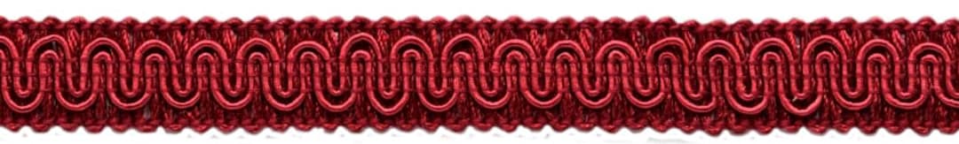 5/8" (1.5cm) Basic Solid Collection Scroll Gimp Braid Trim # 0058SG ...