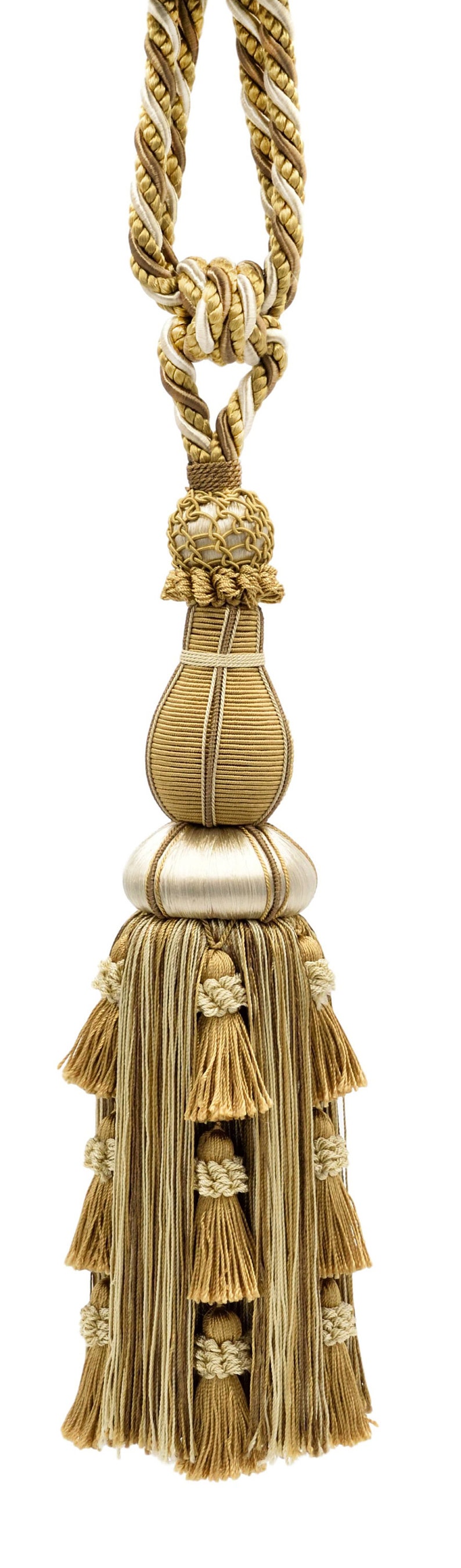 DÉCOPRO Large Elegant Curtain & Drapery Tassel Tieback, Tassel Length ...