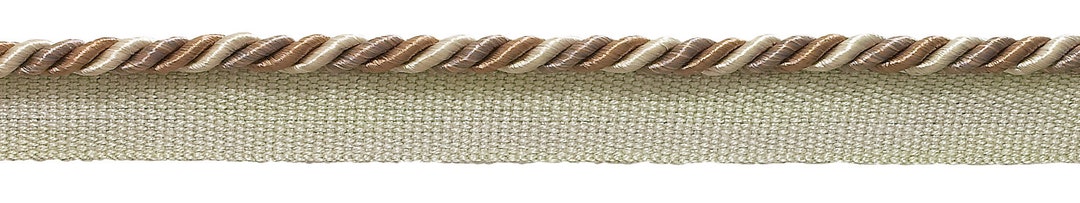 3/16" (0.5cm) Rope With Lip | Cord Trim (0316BL), Taupe Beige ...