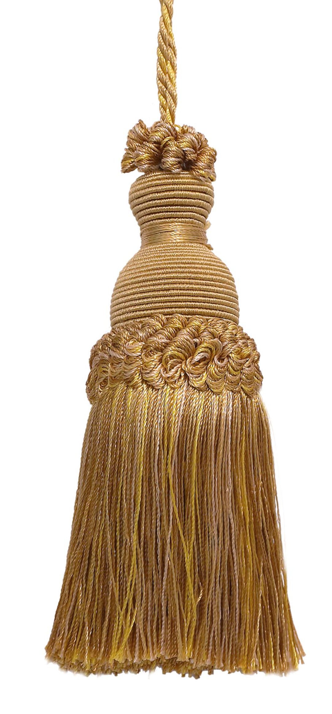 DÉCOPRO Beautiful Hand-crafted 5" Key Tassel, 3 1/2" (8.5cm) Loop ...