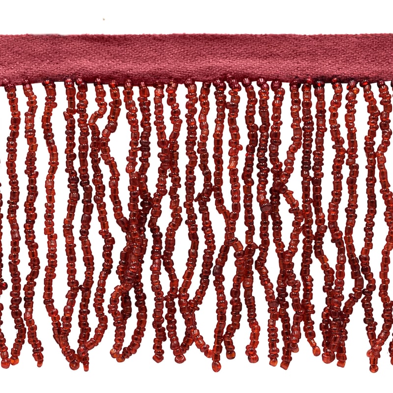 Beaded Fringe Trim Wine - Etsy
