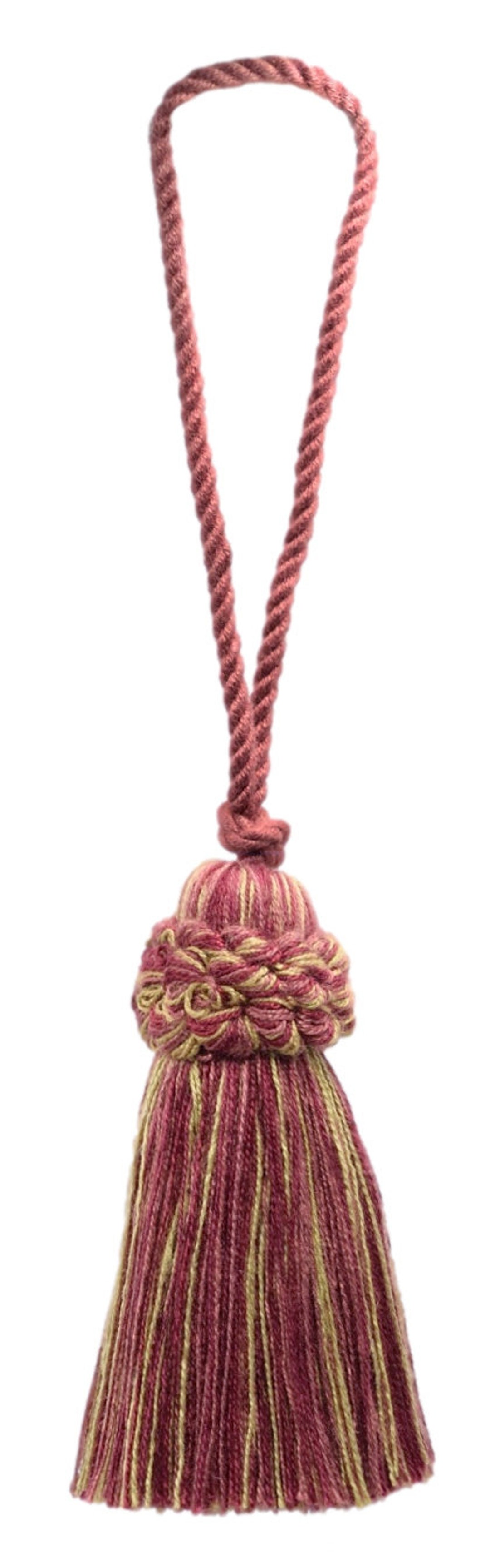 3" (7.5cm) Elegant Crown Tassel With 4 1/2" (11cm) Loop (CT03EMP) Beige ...
