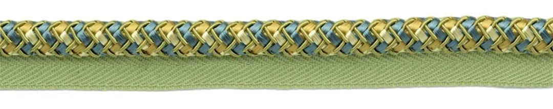 3/8" (1cm) Basket Weave Design Rope Cord With Lip (style# 0038AR) #AR03 ...