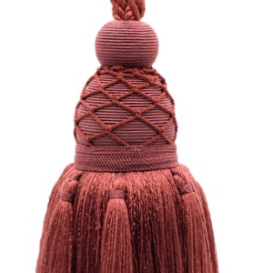 With Net and Small Tassels Overlay Tassel Tiebacks, 9 1/2 Tassel 24cm ...