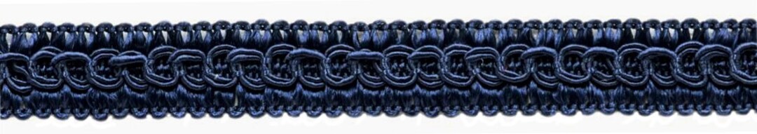 1/2" (1cm) Basic Solid Collection Scroll Gimp Braid Trim # 0050SG, Dark ...