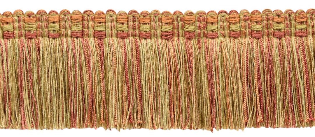 3" (7.5cm) Long Vintage Brush Fringe Trim #VNT9 (gold Beige, Rust Red ...