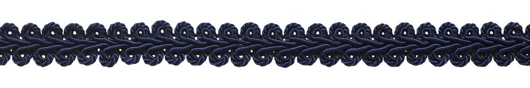 1/2" (1cm) Basic Solid Collection French Gimp Braid Trim # FGS, Dark ...