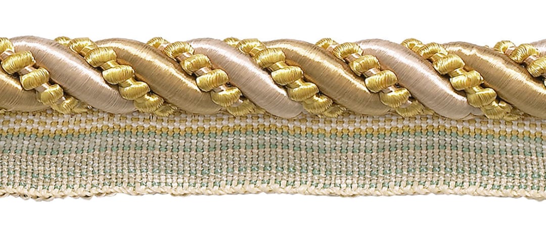 7/16 1cm Rope With Lip Cord Trim 0716I2, Rustic Gold Multicolor 4975 ...