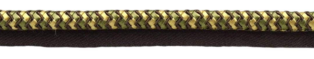 3/8" (1cm) Basket Weave Design Rope Cord With Lip (style# 0038AR) #AR04 ...